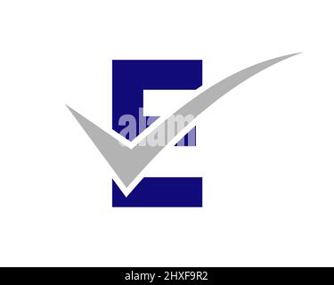 Check mark, tik icon symbol on the blue-green abstract background with ...