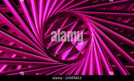 Pattern with rotating metal patterns. Motion. Animation inside ...