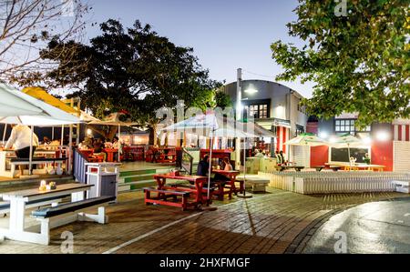 Architecture in Thesen Island At Night Knysna South Africa Stock Photo ...