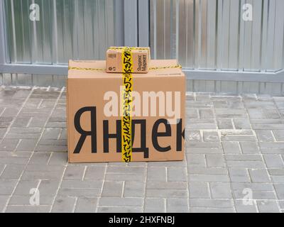 Tambov, Russian Federation - July 05, 2021 Two Lego police officers ...