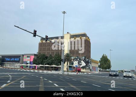 Iconic Fire Station doha Qatar Stock Photo - Alamy