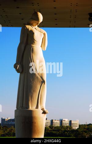 Virginia War Memorial - the Shrine of Memory encases on it's stone and ...