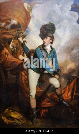 Sir Joshua Reynolds, Colonel Tarleton, 1782, oil on canvas, National ...
