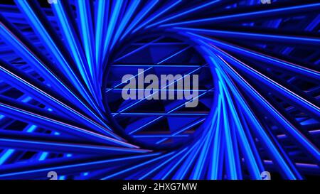 Pattern with rotating metal patterns. Motion. Animation inside ...