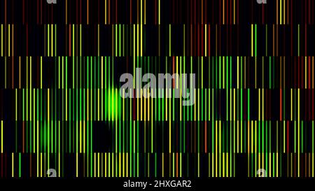 Mosaic or pixelated background with blue flashing particles. Motion ...