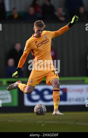 Alex Bass #12 of Bradford City in action Stock Photo - Alamy