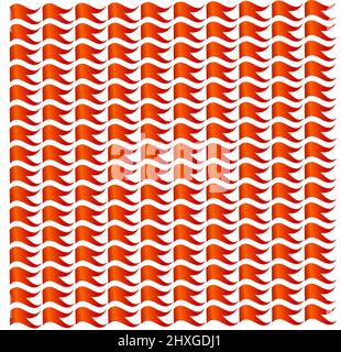 Bhagva (Orange) Flag vector icon. Hinduism flag icon. Keshariya flag ...
