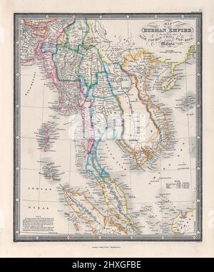 Map of Cochin Stock Photo - Alamy