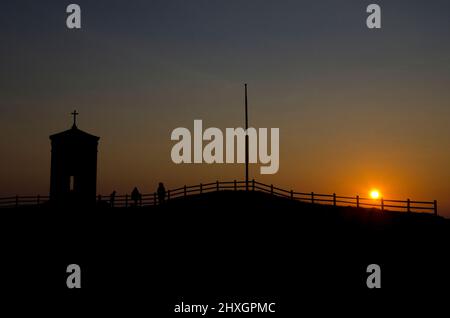 The Storm Tower. Compass Point. Bude Stock Photo - Alamy