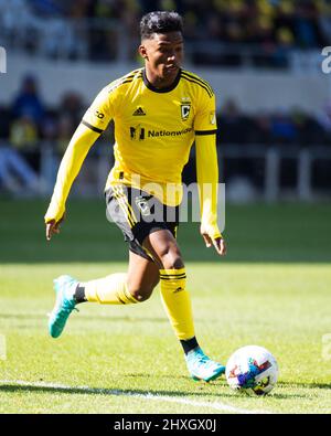 Columbus, Ohio, USA. 12th Mar, 2024. Columbus Crew goalkeeper Patrick ...