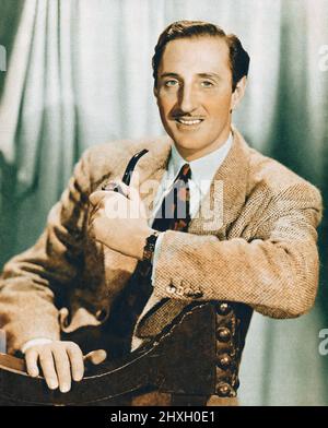 Basil Rathbone, 1940s Stock Photo - Alamy