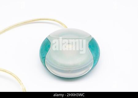 Original apple iMac Bondi blue transparent plastic puck USB computer ...