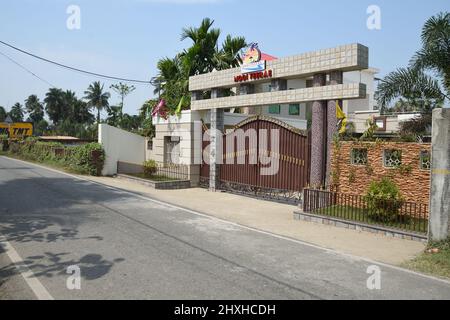 Nodi Teerae entrance. The river side resort by the river Ganges. Burul ...