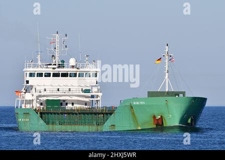 General Cargo Ship WILSON PORTO at the Kiel Canal Stock Photo - Alamy