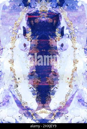 Hand painted creative background. Alcohol ink artistic overlay texture ...
