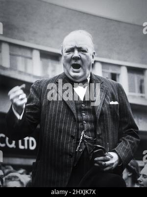 Winston Churchill during the Second World War in the United Kingdom The ...