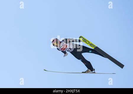 Schonach Im Schwarzwald, Germany. 13th Mar, 2022. Nordic skiing ...