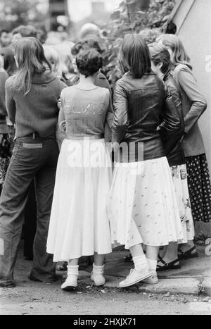 Elvis Presley Memorial Service, held at Christ Church in Cockfosters ...