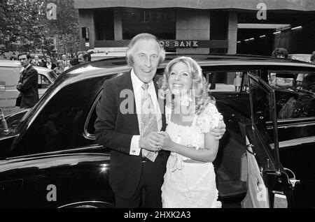 Bruce Forsyth attends the wedding of his daughter Debbie to David ...