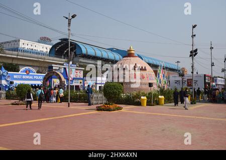 Jago Bangla pavilion at the 45th International Kolkata Book Fair. Salt ...