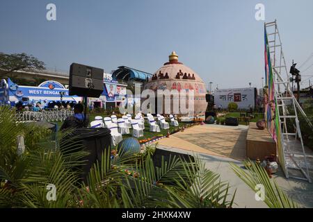 Jago Bangla pavilion at the 45th International Kolkata Book Fair. Salt ...