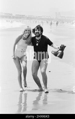 The Who drummer Keith Moon and his girlfriend Annette Walter-Lax land ...