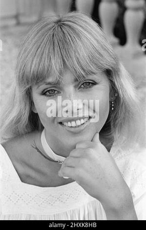 Britt Ekland, Swedish actress, pictured at home in Beverly Hills, Los ...