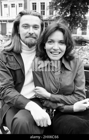 Joan Bakewell and her husband Jack Emery. 15th June 1977 Stock Photo ...
