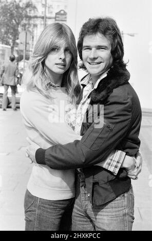Barry Sheene and his girlfriend Stephanie McLean at his London home ...