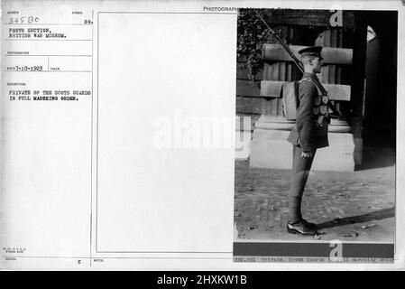 Private in full marching order Stock Photo - Alamy