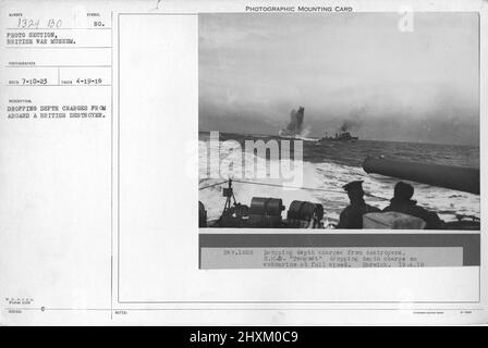 Depth Charges from World War II on the Helmet Wreck in Palau Stock ...