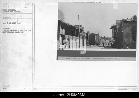 World War One - Mesopotamian Campaign Stock Photo - Alamy