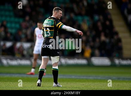 Fraser Dingwall, captain of Northampton Saints, during the Gallagher ...