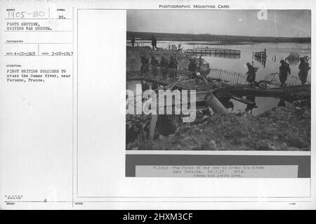 world war i, British soldiers, péronne, ww1, wwi, world war one Stock ...