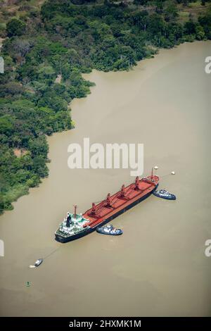 The Galliard Cut, Panama Canal, Panama, Central America Stock Photo - Alamy