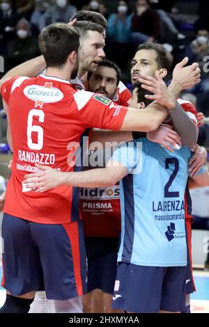 Taranto, Italy. 12th Mar, 2022. Luigi Randazzo Prisma Taranto attack ...