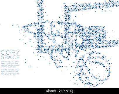 Vector space dot-to-dot and color activity with cute planet. Astronomy ...