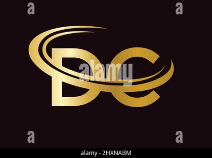 Initial Monogram Letter DC Logo Design Vector. DC Logo Design Template Stock Vector Image & Art ...