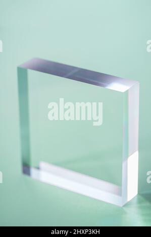 Acrylic Solid Display Block Stock Photo - Alamy