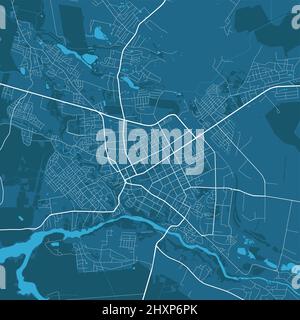 Zhytomyr vector map. Detailed vector map of Zhytomyr city ...