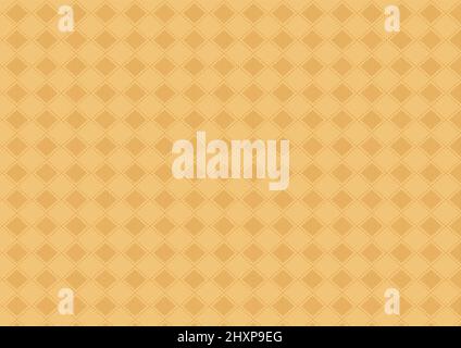 Seamless orange diagonal checkerboard pattern. Repeated distorted ...