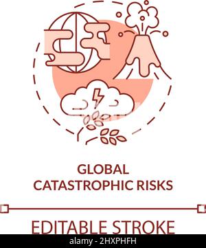 Global catastrophic risks concept icon Stock Vector Image & Art - Alamy