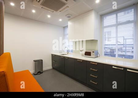Office interior, kitchen, breakout Stock Photo - Alamy