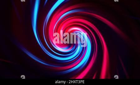 Gradient of rainbow colors are cyclically shifting, seamless loop ...