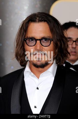 Johnny Depp 68th Annual Golden Globe Awards held at The Beverly Hilton ...