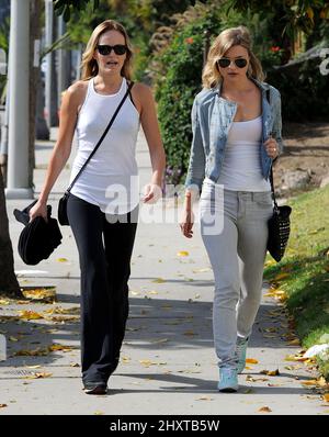 Malin Akerman and her Sister Jennifer Akerman Go For a Walk in Los ...