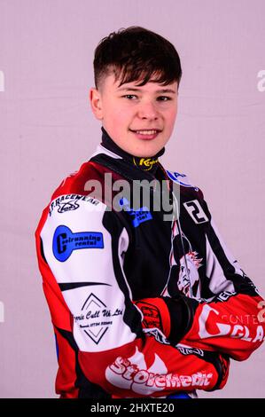 Sam McGurk of Belle Vue during the National Development League match ...