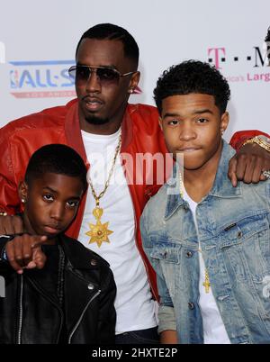 Sean Diddy Combs at The 2011 NBA All-Star Game T-Mobile Magenta Carpet ...
