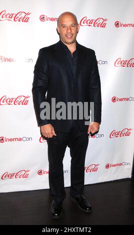 Vin Diesel attends the CinemaCon Big Screen Achievement Awards held at ...