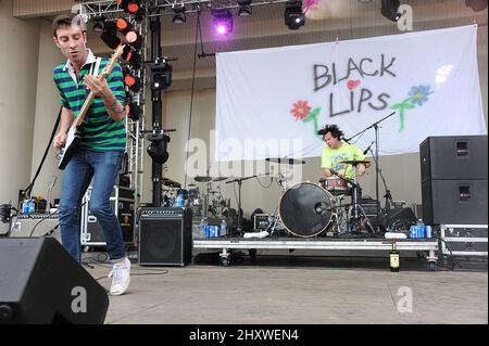 Jared Swilley of Black Lips performs on stage on the last day of All ...